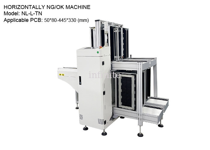 Horizontally PCB Conveyor System L Size NG And OK PCB Separation Conveyor