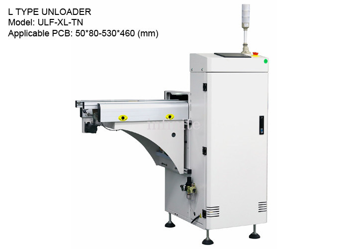 40mm Pitch PCB Magazine Unloader PLC Control For XL Size PCB