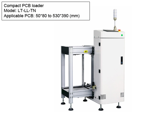 Compact PCB Loader Unloader SMT 530*390mm PCB Sizes With Durable Cable