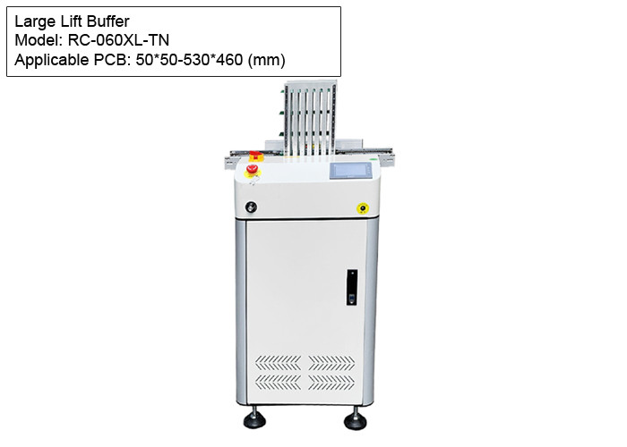 600mm SMT PCB Buffer Conveyor Single Rail For XL Size PCBs 50*50 - 530 ...