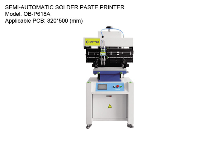 SMT Solder Paste Printer Touch Screen Control For 320*500mm PCB