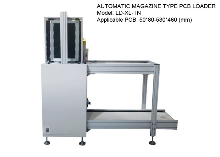 Automatic XL PCB SMT Magazine Loader For 50*80 - 530*460mm PCB Sizes