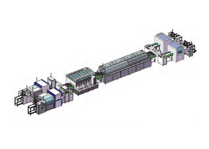 Dual-Track SMT Production Line Complete High-Speed Wiring Scheme A
