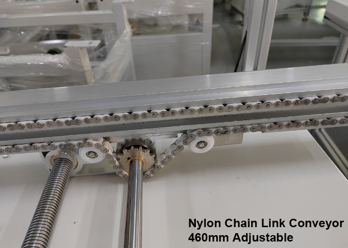 Adjustable Nylon Chain Link Conveyor 1m 2m Length 460mm PCB