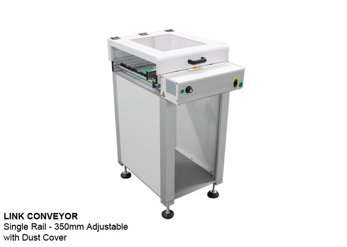 110/220V SMT Link Conveyor Max 100VA PCB Handling Conveyor With Dust Cover