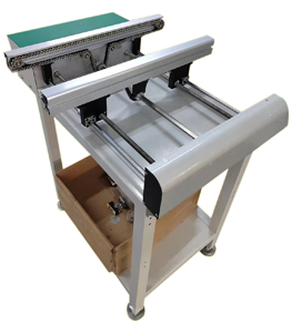 Metal Rollers SMT Conveyor 4000mm Nylon Chain PCB Link Conveyor