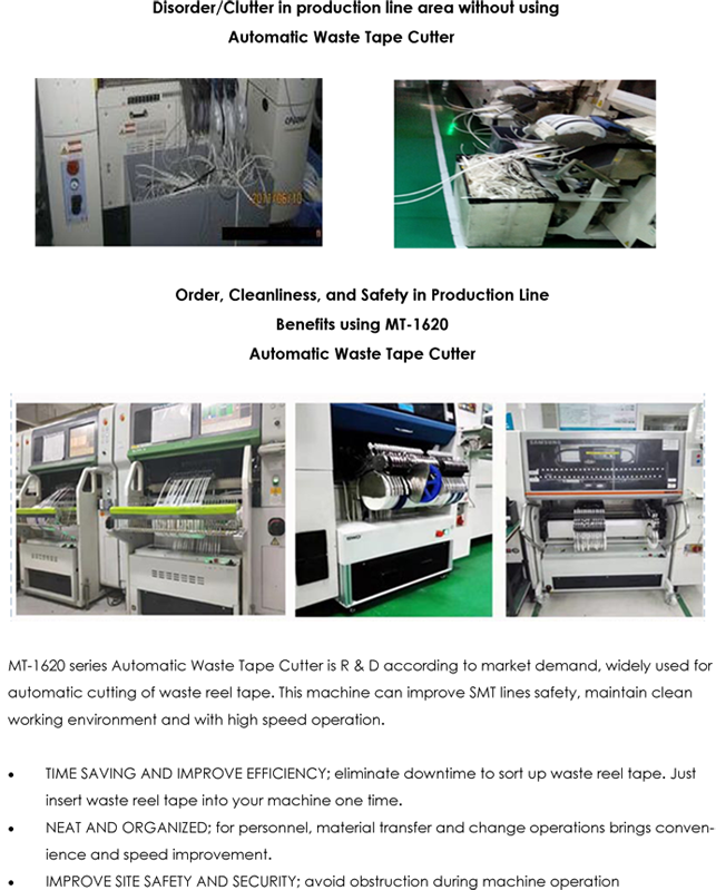 Tooth Knife Automatic Tape Cutter AC 220V With JUKI SMT