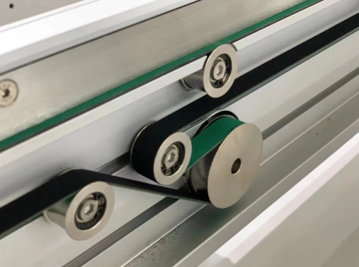 Motorized Rail Width Adjustment Smt Conveyor Infitek Pcb Handling